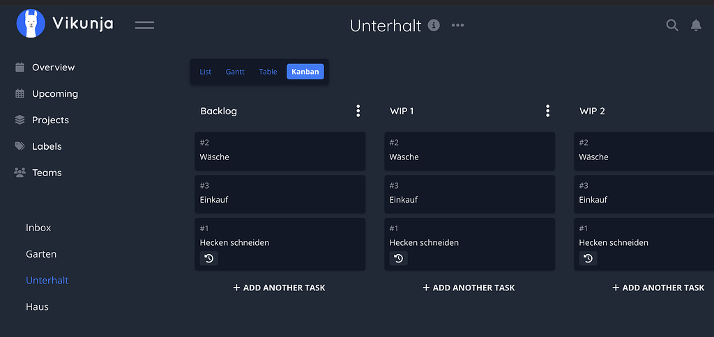 Kanban shows all tasks in every bucket - Bug - Vikunja Community